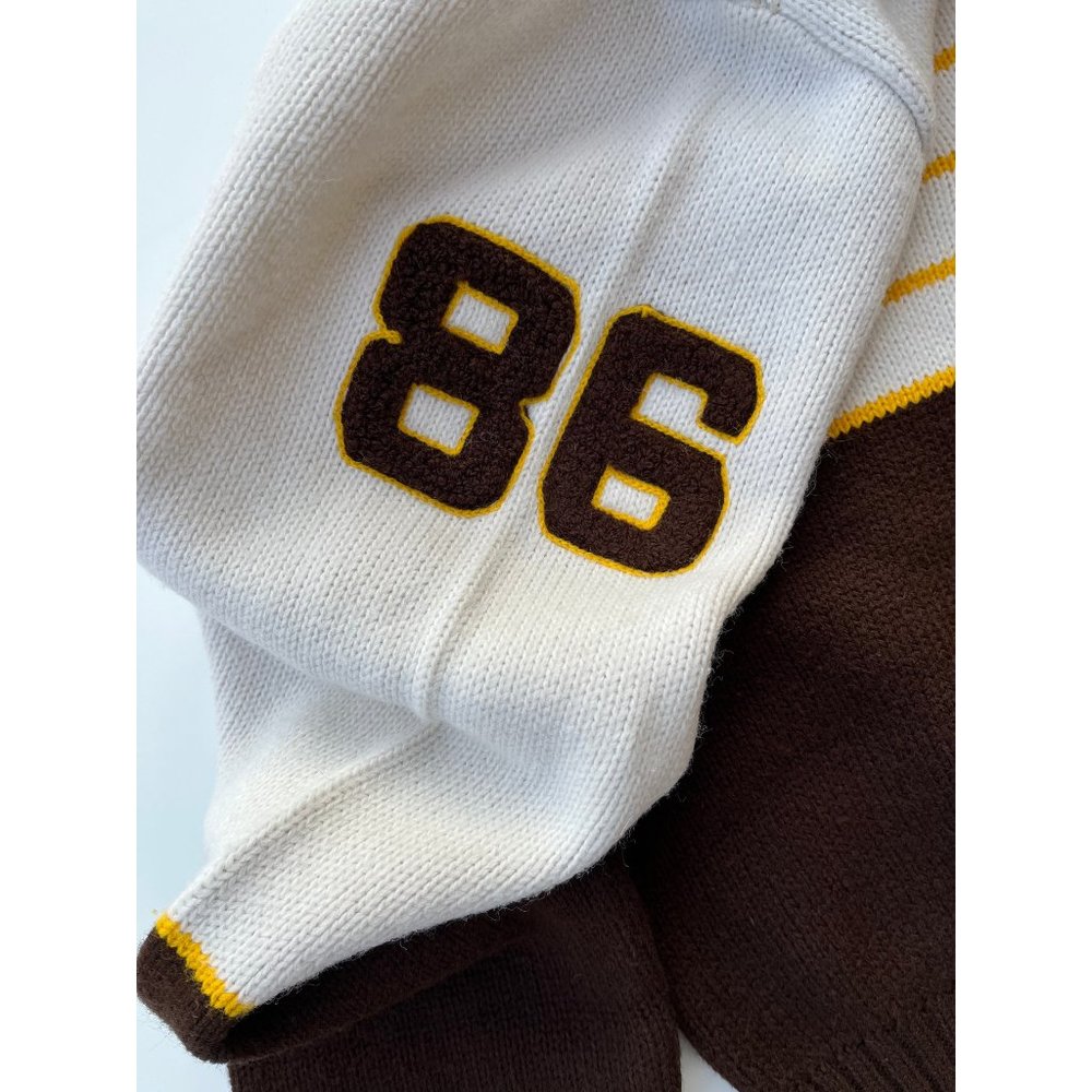 1986 Cheerleader Captain Eileen Sweater Music Notes “… Gem